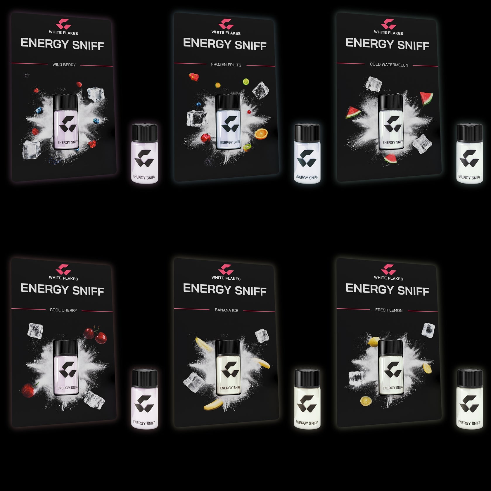 Energy Sniff - Schnupfpulver mit Koffein – WHITE FLAKES